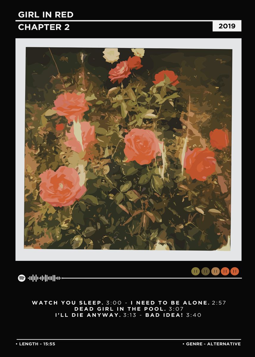 'girl in red chapter 2' Poster, picture, metal print, paint by ZACKSTAR ...