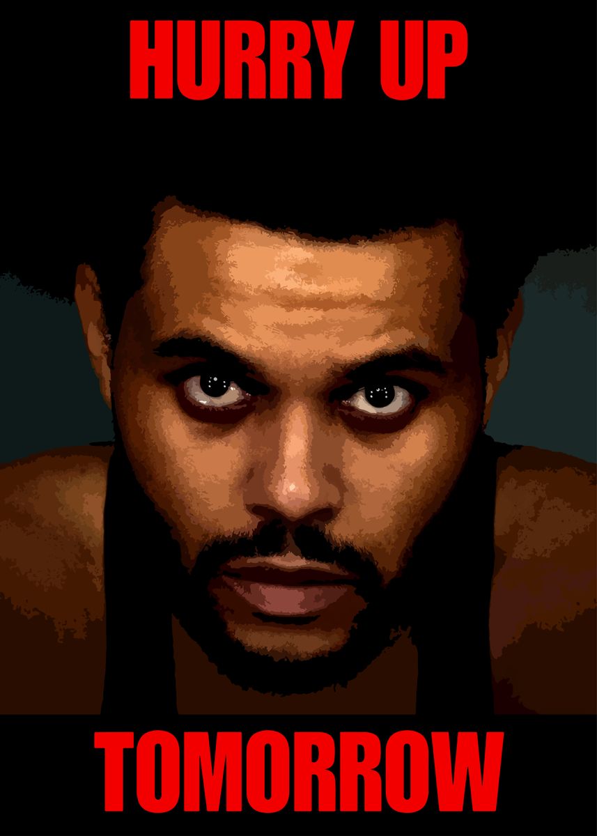 'The Weeknd ' Poster, picture, metal print, paint by Balint Rag | Displate