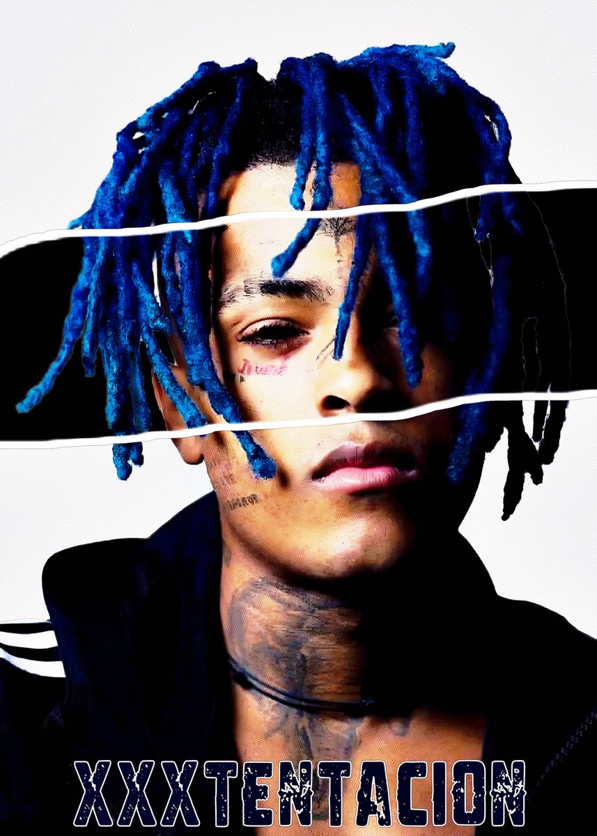'XXXTentacion ' Poster, picture, metal print, paint by Mus Mius | Displate