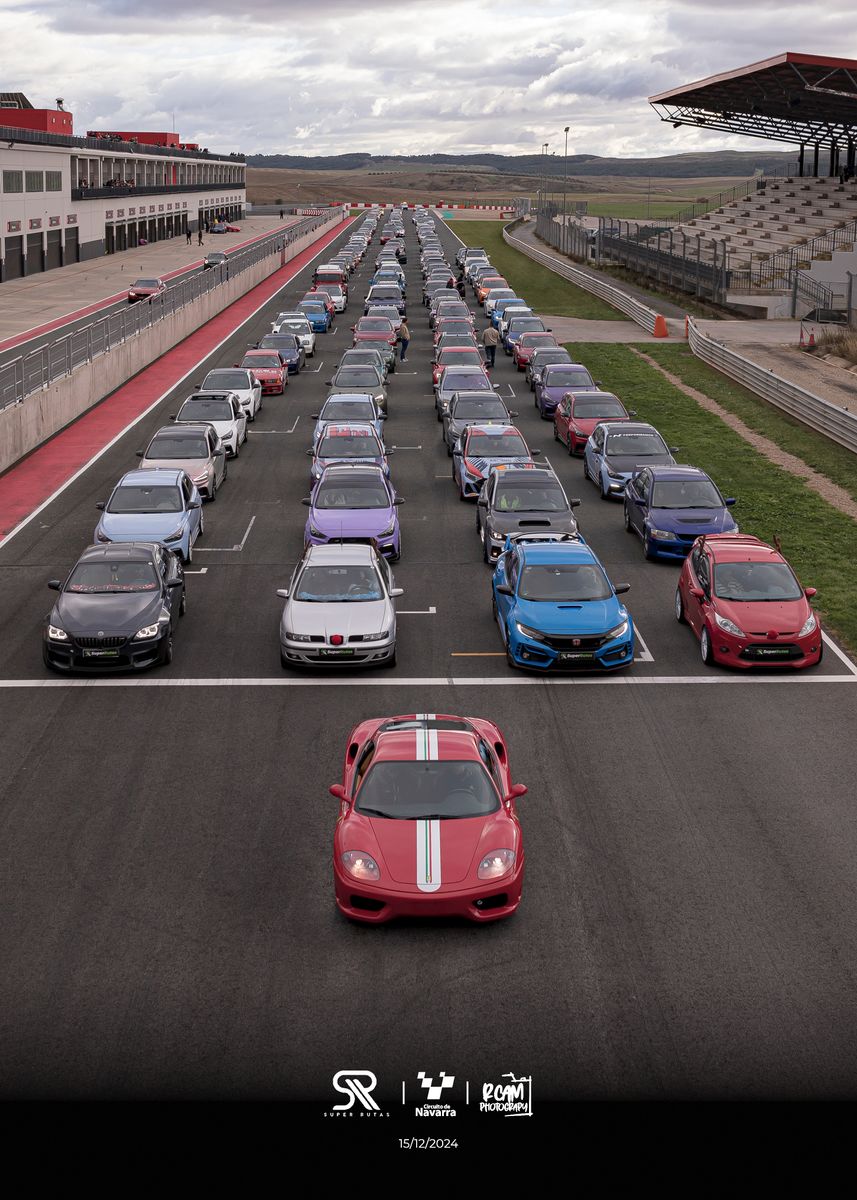 'Race Track Lineup by SuperRutas in Navarra' Poster, picture, metal ...