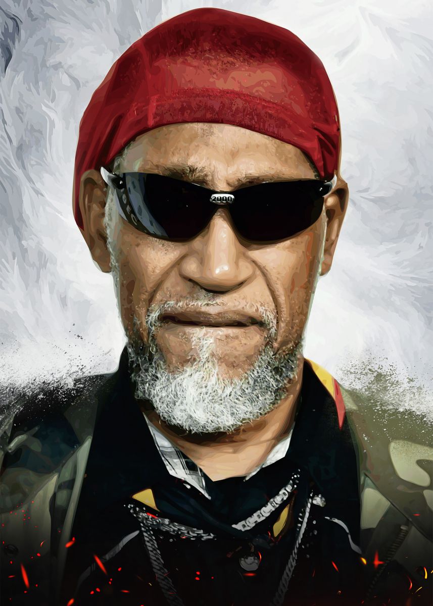 'DJ Kool Herc' Poster, picture, metal print, paint by Micho Abstract ...