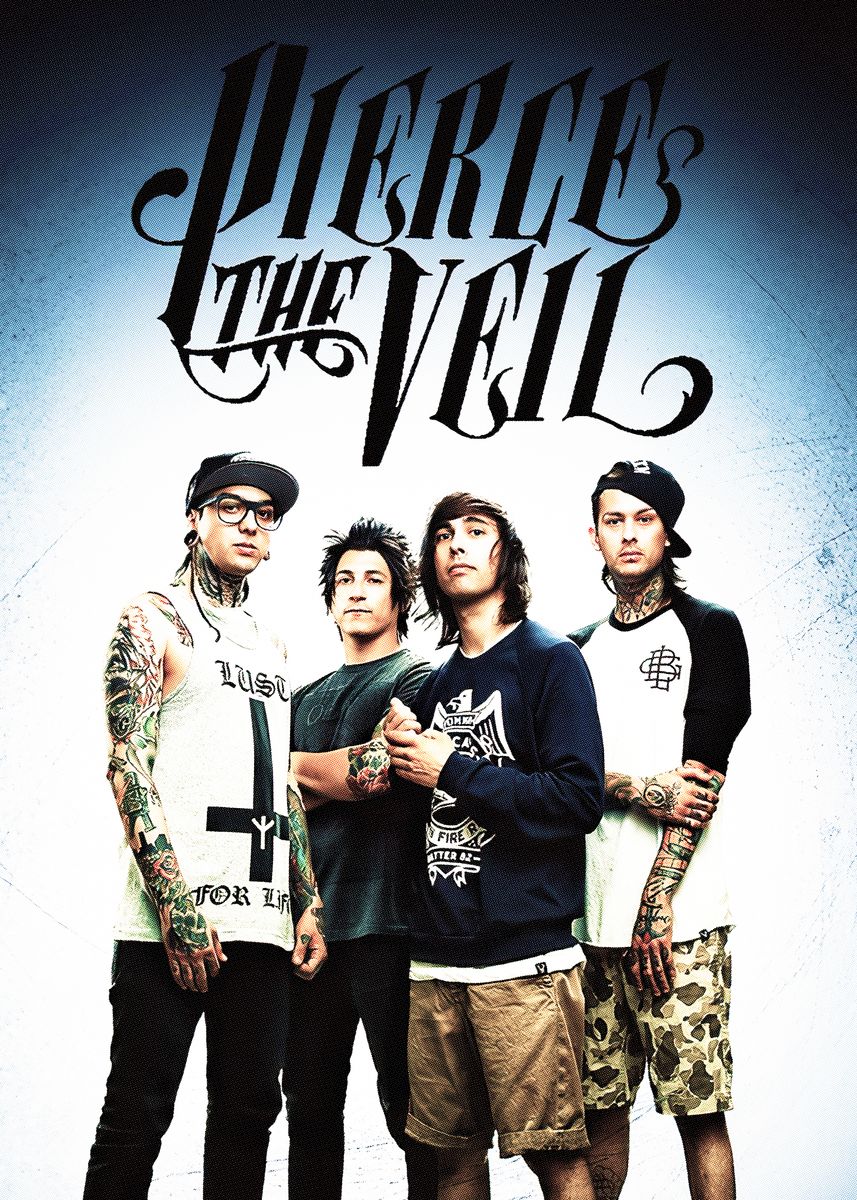 'Pierce the Veil' Poster, picture, metal print, paint by Jennyfillio ...