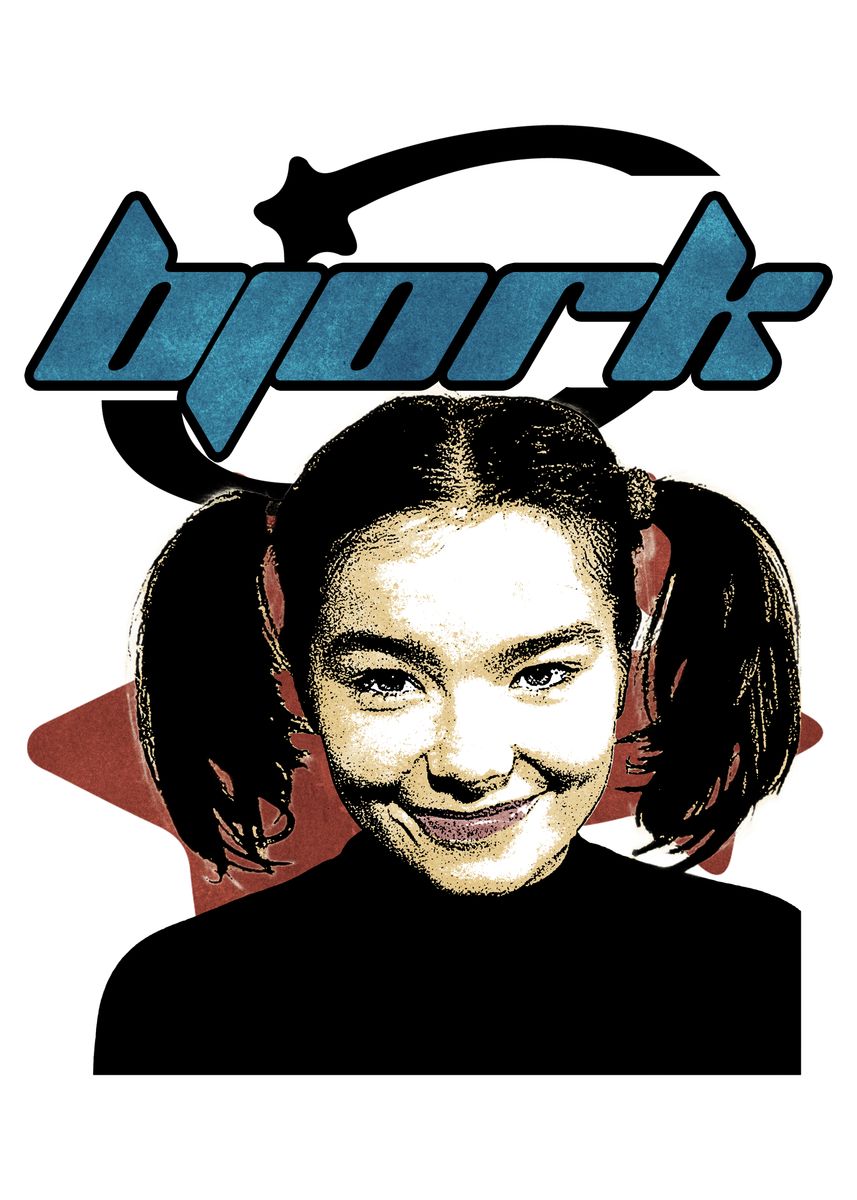 'Bjork Music Poster' Poster, picture, metal print, paint by Dianeklein ...