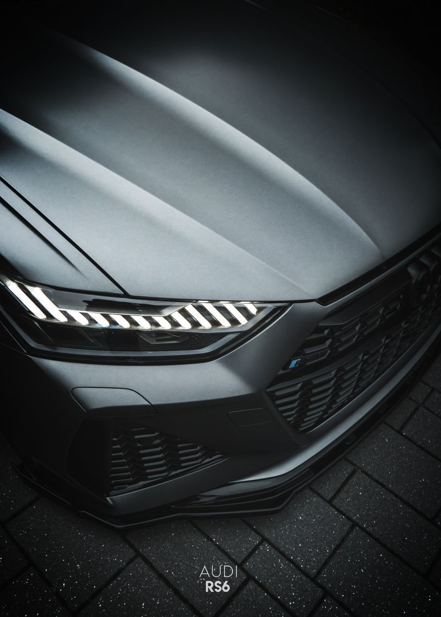 'Audi RS6' Poster, picture, metal print, paint by Mehdi | Displate