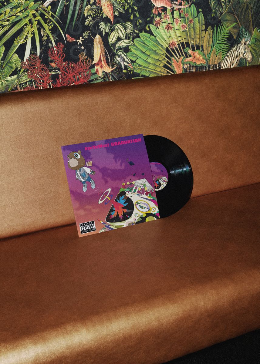 'Kanye West ' Poster, picture, metal print, paint by Nerdworld 1 | Displate