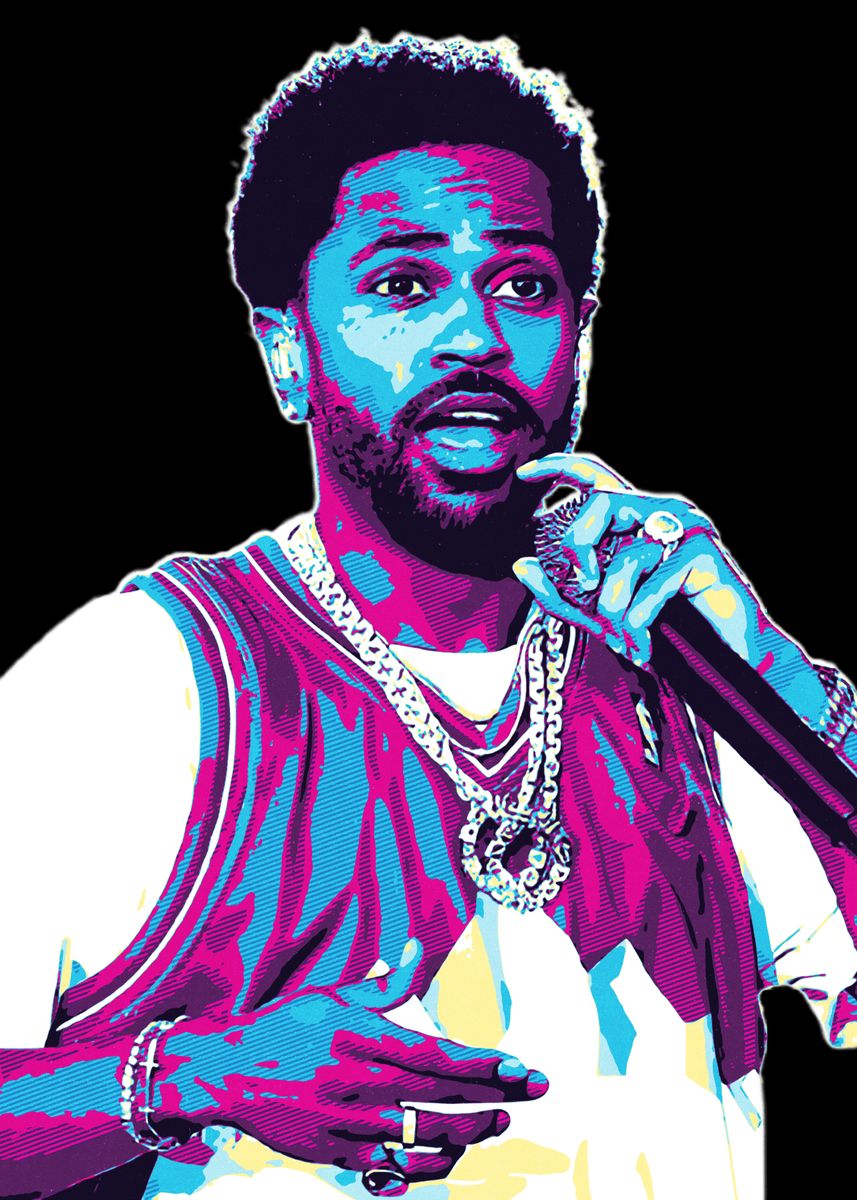 'Big Sean Style Retro' Poster, picture, metal print, paint by Papa ...