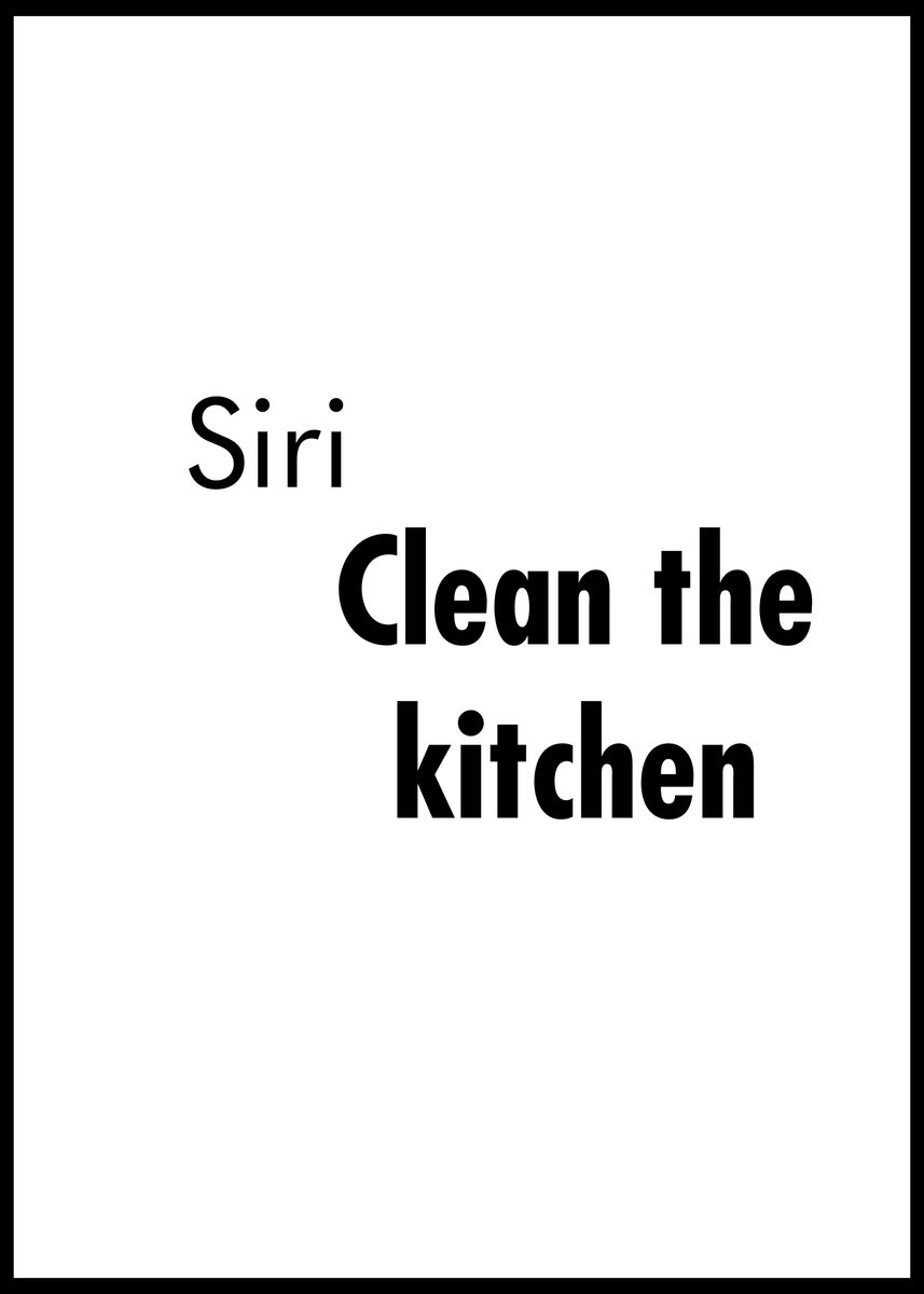'Siri Voice Command' Poster, picture, metal print, paint by ...