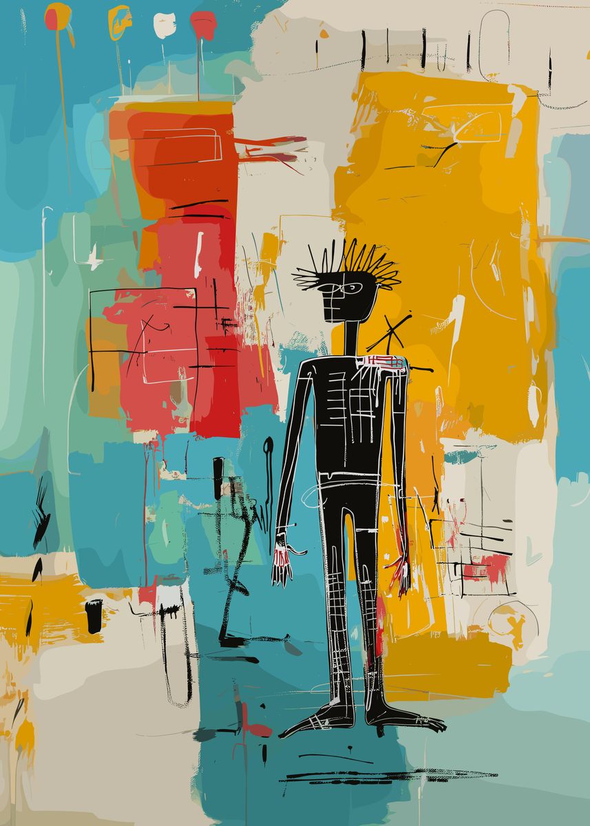 'Original Man Standing ' Poster, picture, metal print, paint by Omar ...