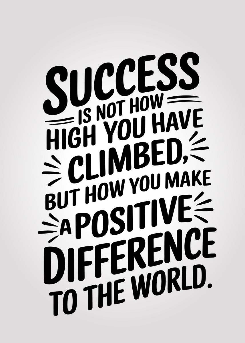 'Success Quote' Poster, picture, metal print, paint by Usama Design ...
