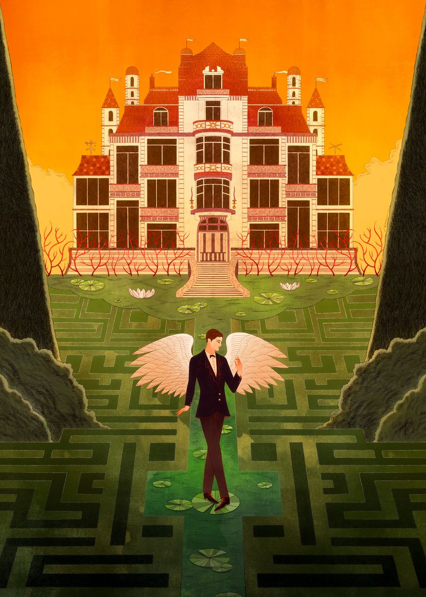 'Saltburn' Poster, picture, metal print, paint by Isaac Spellman | Displate