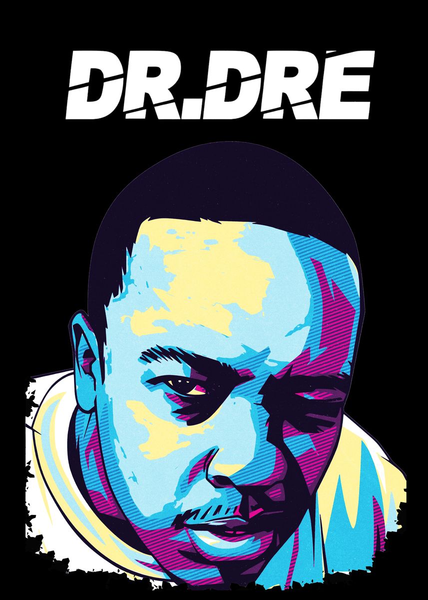 'Dr. Dre Portrait' Poster, picture, metal print, paint by dedeart ...