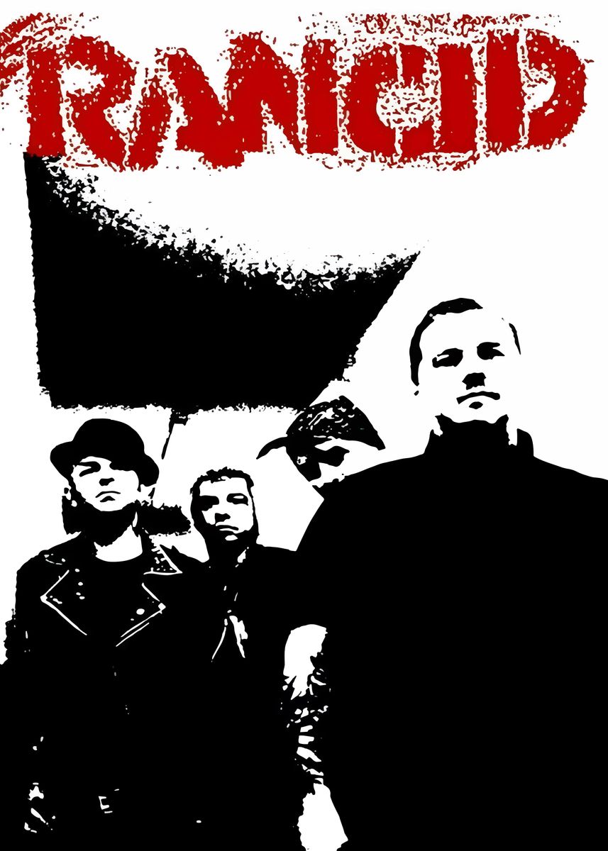 'Rancid Band Poster' Poster, picture, metal print, paint by bone art ...