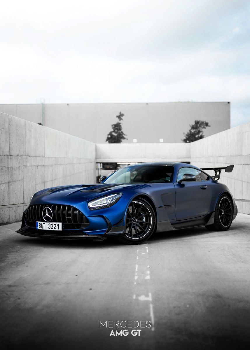 'Mercedes AMG GT' Poster, picture, metal print, paint by Mehdi | Displate