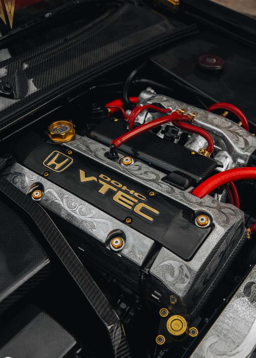 'VTEC engine S2000' Poster, picture, metal print, paint by Kylian ...