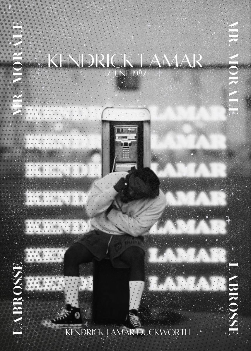 'Kendrick Lamar Poster' Poster, picture, metal print, paint by Labrosse ...