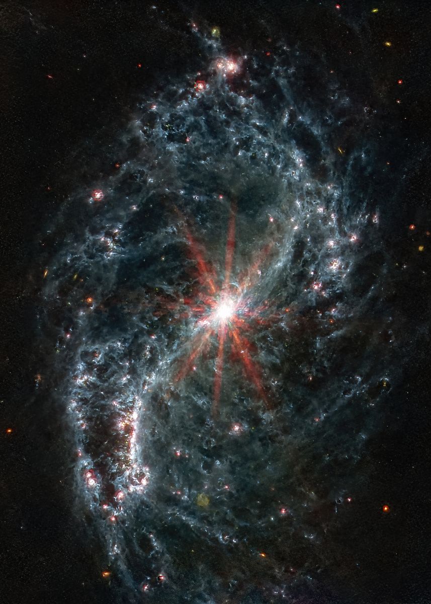 'Cosmic Whirlwind' Poster, picture, metal print, paint by NASA | Displate