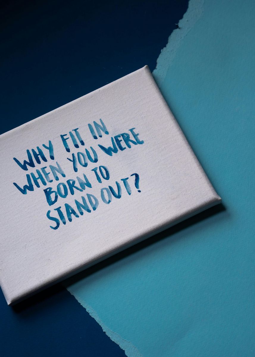 'Stand Out Canvas Art' Poster, picture, metal print, paint by Sloka ...