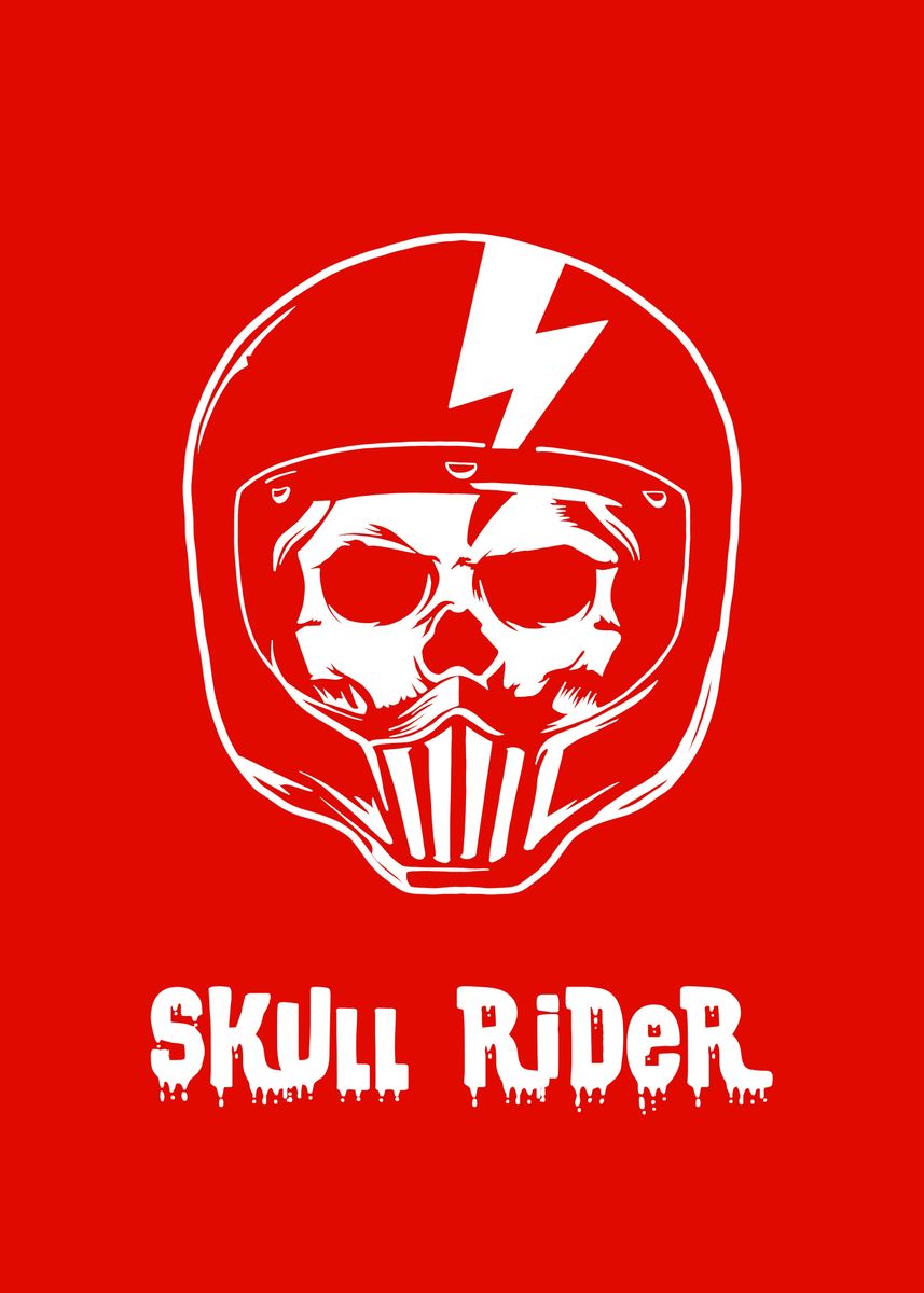 'Skull Rider Logo' Poster, picture, metal print, paint by tukang gambar ...