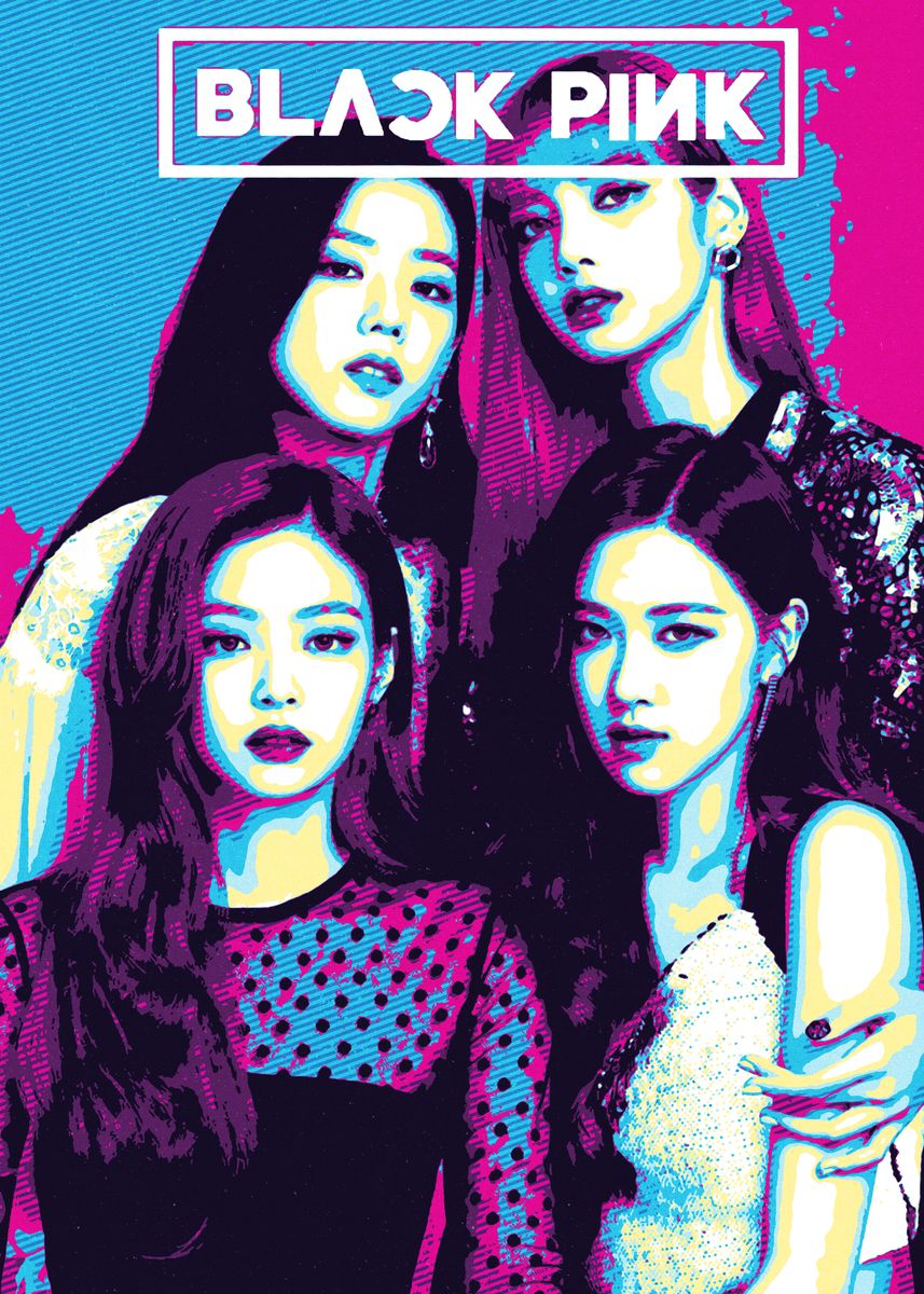 'Blackpink ' Poster, picture, metal print, paint by Rose Art | Displate