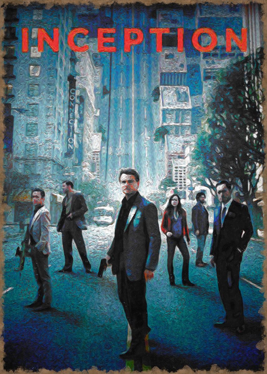 'Inception Movie Poster' Poster, picture, metal print, paint by Metal ...
