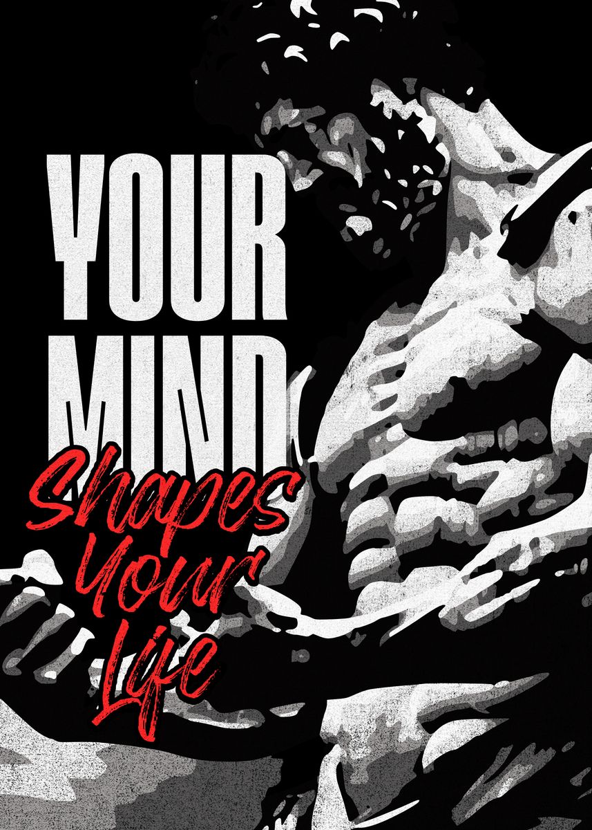 'Stoic Mindset' Poster, picture, metal print, paint by Jovana | Displate
