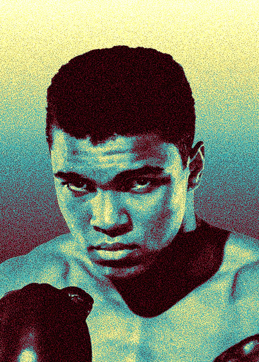 'Muhammad Ali Portrait' Poster, picture, metal print, paint by Meals ...