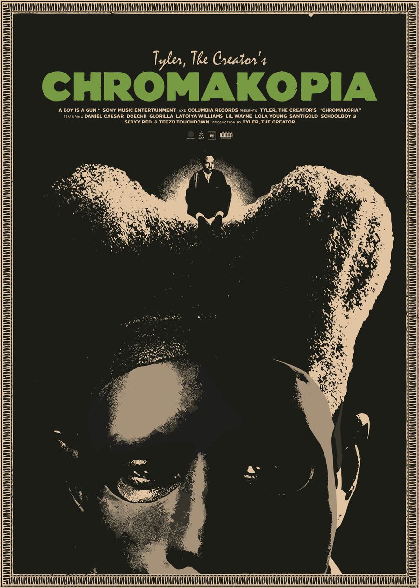 'Tyler Thee Creator's CHROMAKOPIA Album Cover' Poster, picture, metal ...