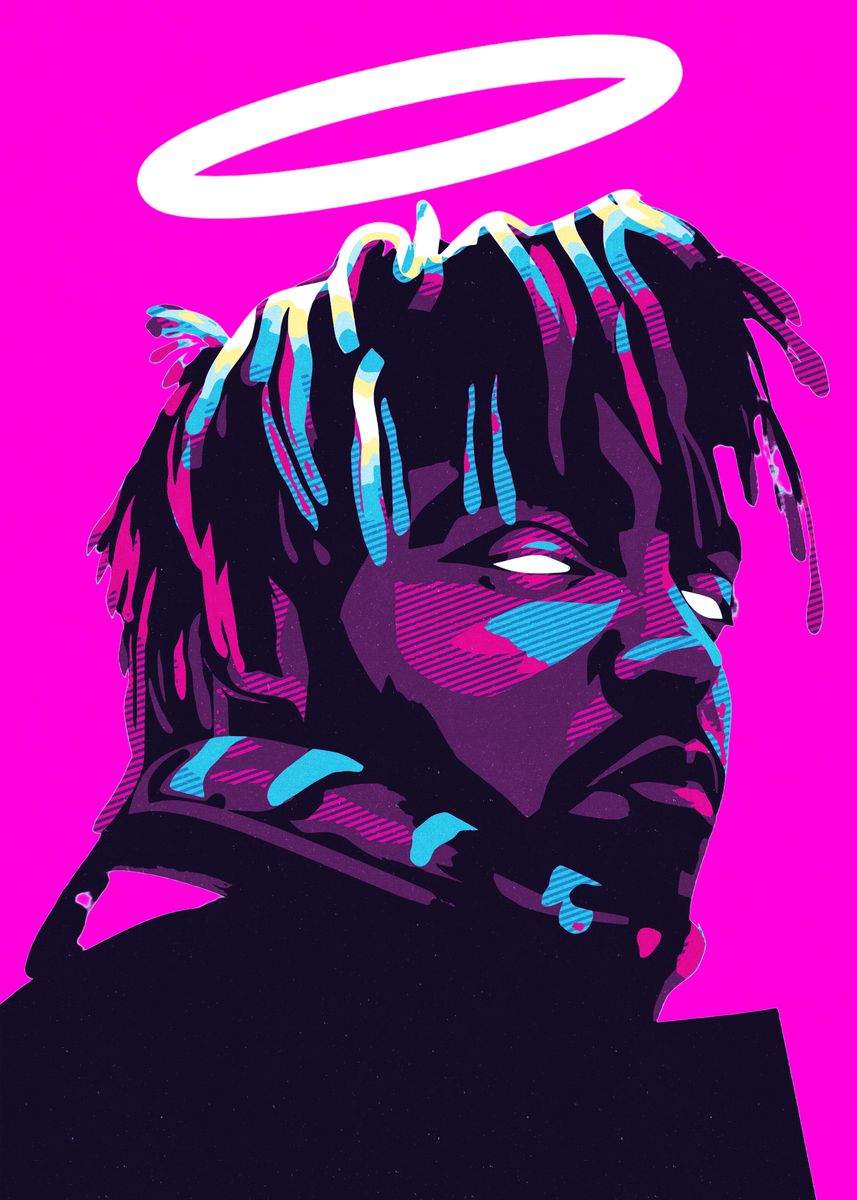 'Juice WRLD Pop Art Portrait' Poster, picture, metal print, paint by ...