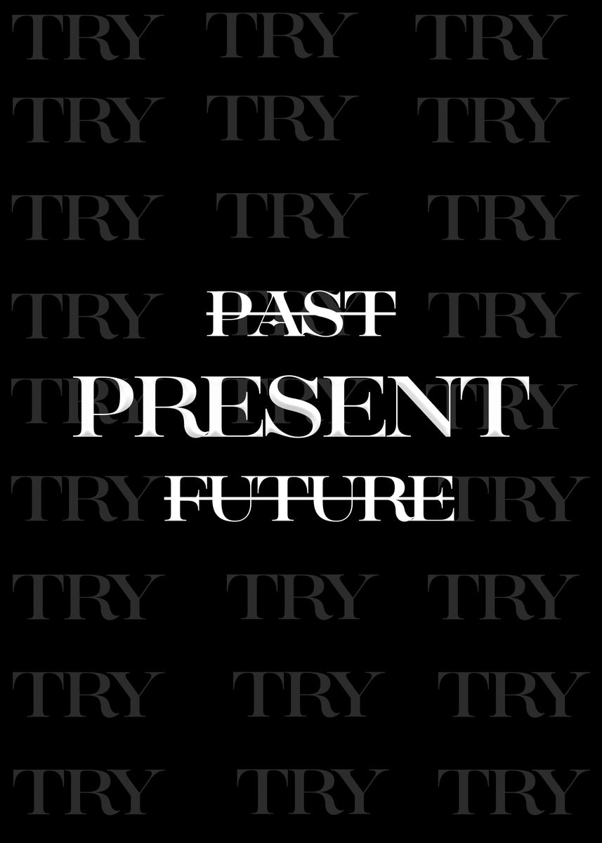'Motivational Poste || Past, Present, Future || ' Poster, picture ...