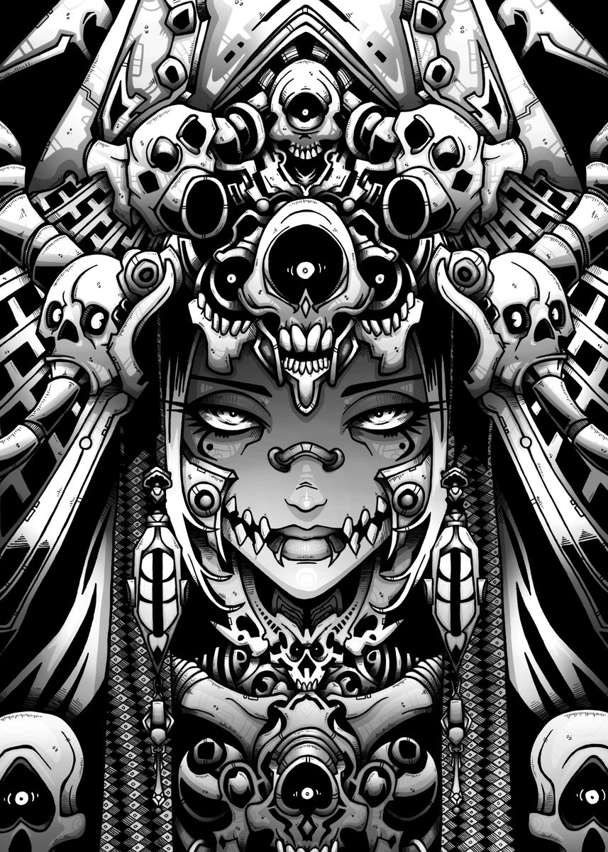 'DAKONA' Poster, picture, metal print, paint by UmbralLunacy | Displate