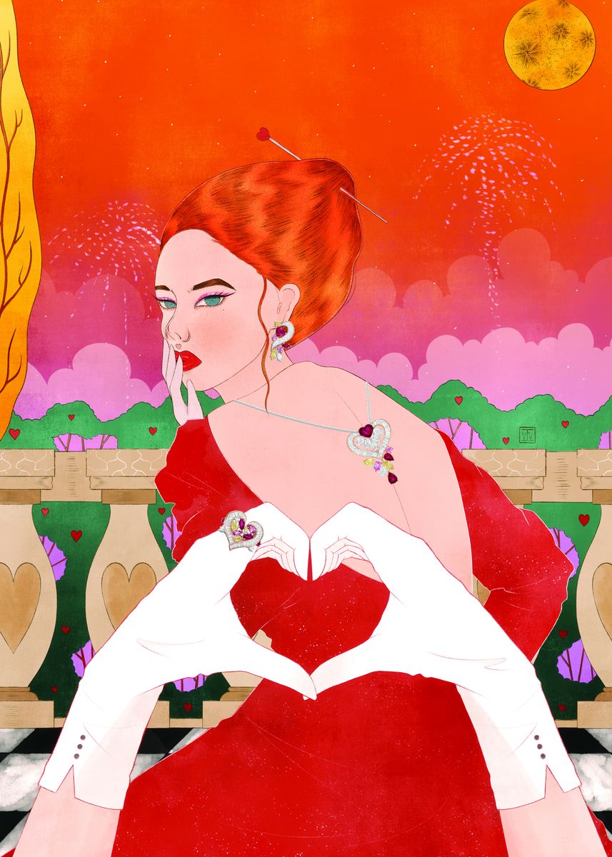 'Harry Winston' Poster, picture, metal print, paint by Isaac Spellman ...