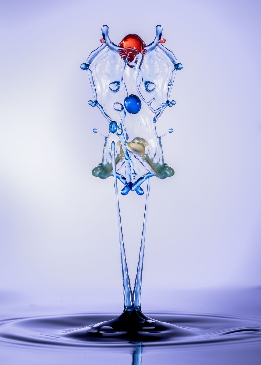 'Water Drop Splash Art' Poster, picture, metal print, paint by LAURENT ...