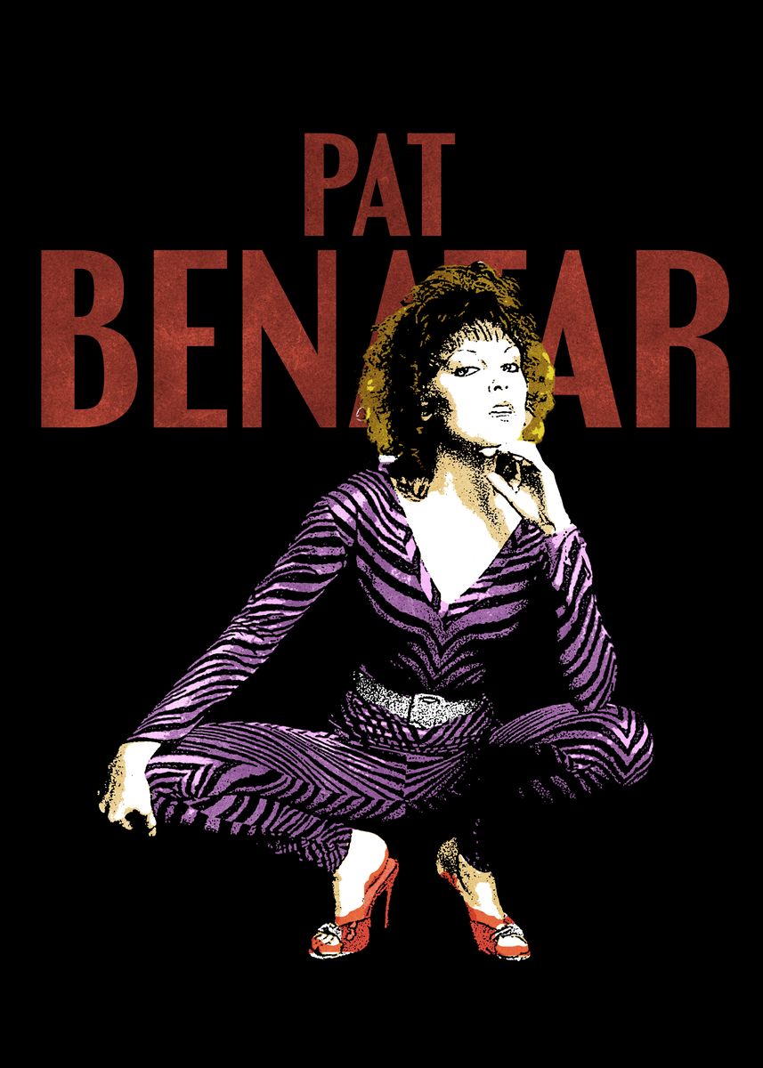 'Pat Benatar Music Poster' Poster, picture, metal print, paint by ...