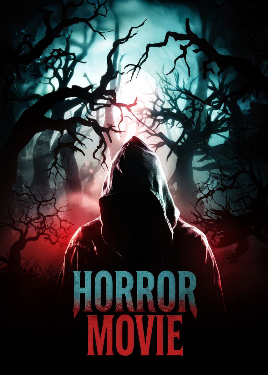 'Horror Movie Poster' Poster, picture, metal print, paint by Steel ...