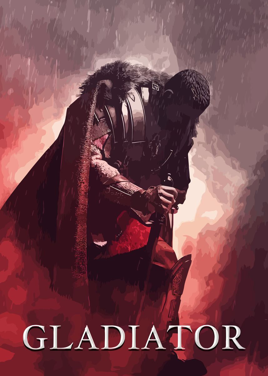 'Gladiator Poster Art' Poster, picture, metal print, paint by ...