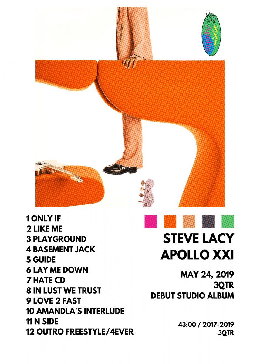 'Steve Lacy Apollo XXI' Poster, picture, metal print, paint by eldihihi ...