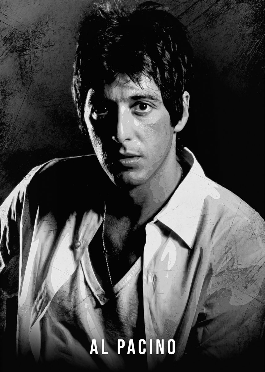 'Al Pacino' Poster, picture, metal print, paint by Micho Abstract ...