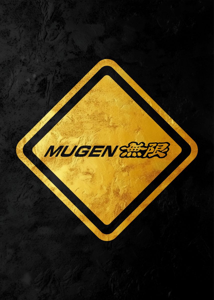 'Mugen Logo' Poster, picture, metal print, paint by Lowpoly Posters ...