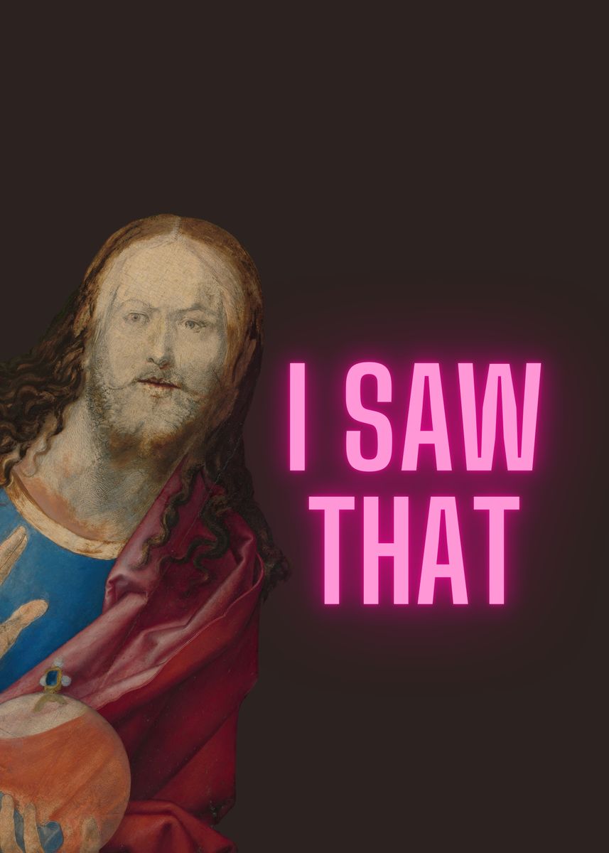 'Jesus Meme Art' Poster, picture, metal print, paint by EDSON RAMOS ...