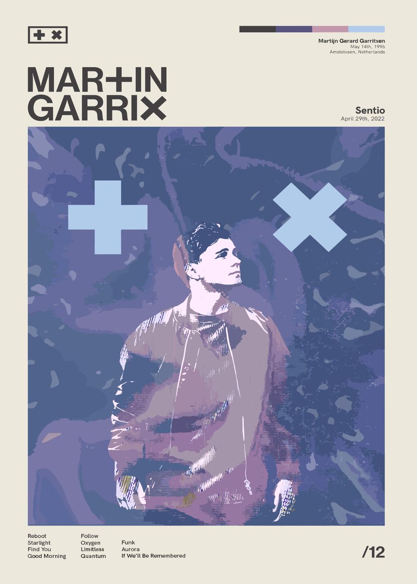 'Martin Garrix' Poster, picture, metal print, paint by LOCKET | Displate