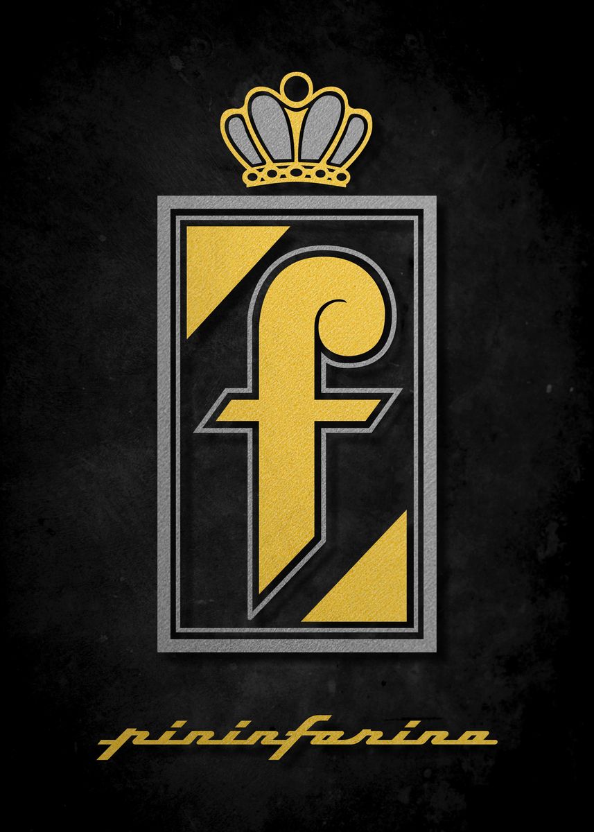 'Pininfarina Logo' Poster, picture, metal print, paint by yunur mawan ...