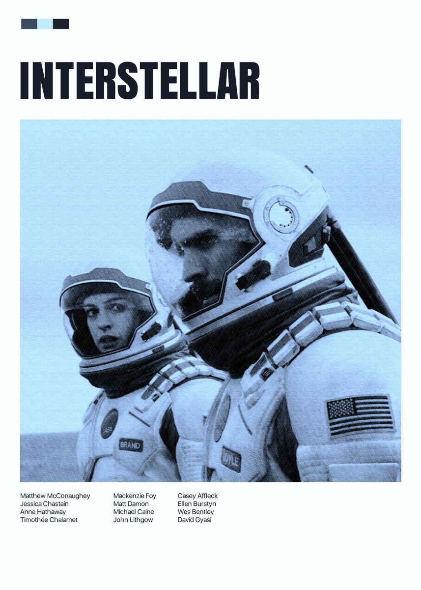 'Interstellar Movie Poster' Poster, picture, metal print, paint by ...