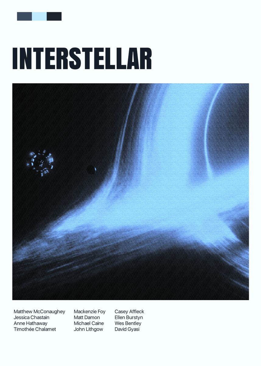 'Interstellar Movie Poster' Poster, picture, metal print, paint by ...