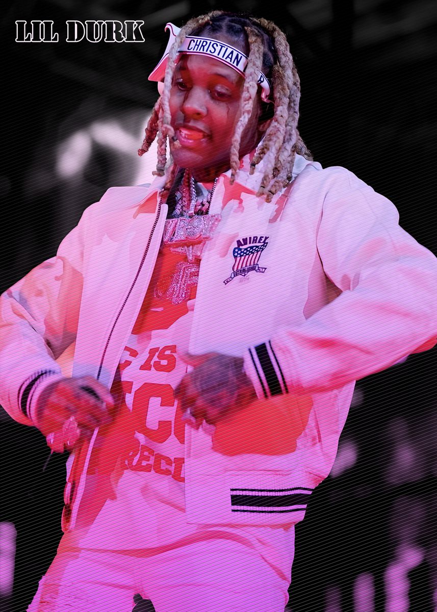 'Lil Durk Concert Photo' Poster, picture, metal print, paint by maxmoen ...