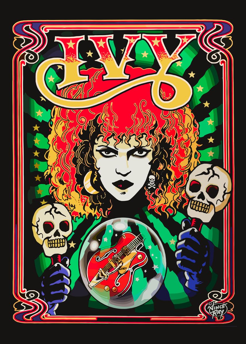 'Ivy Rock Poster' Poster, picture, metal print, paint by Bendrat Core ...