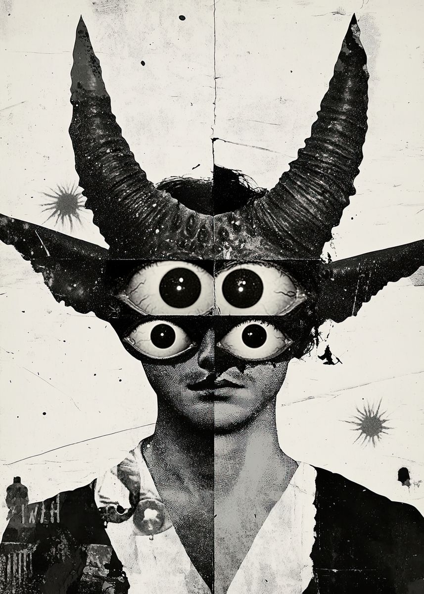 'All seeing eyes' Poster, picture, metal print, paint by Anass Benktitou | Displate