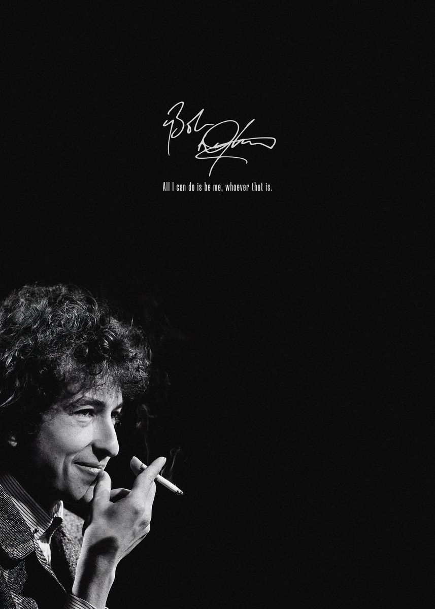 'Bob Dylan' Poster, picture, metal print, paint by Nerdworld 1 | Displate