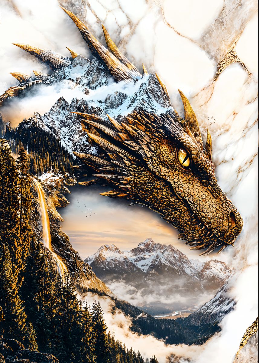 'Crown of the Highlands' Poster, picture, metal print, paint by Pixaverse | Displate