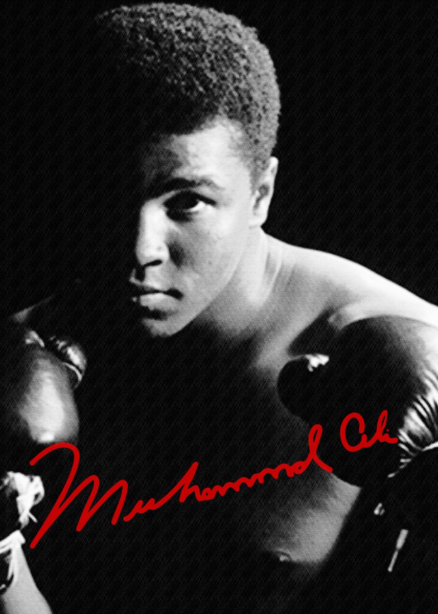 'Muhammad Ali Portrait' Poster, picture, metal print, paint by Matrix ...