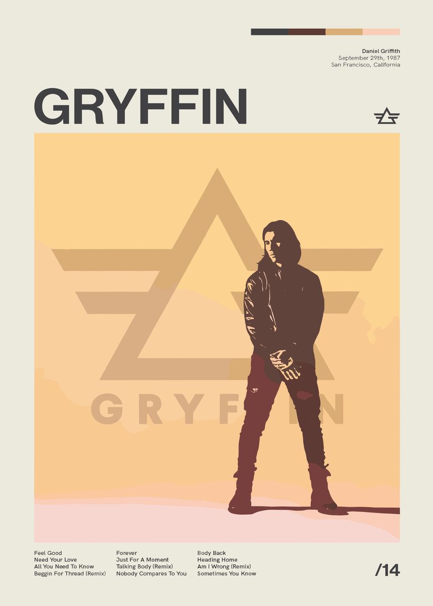 'Gryffin' Poster, picture, metal print, paint by LOCKET | Displate